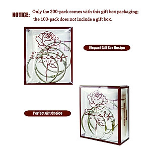 lovielf Embroidery Threads Cross stitch Floss Bag Organizer 5.12 x 3.6 inch - 200 pack with 4 Rings