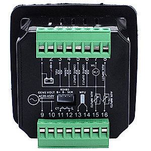 YOKDEN DC20D-MK2 Diesel/Gasonline Engine Generator Control Module Controller, Manual/Remote Auto Start, DC 8-36V with RS485 Communication Port
