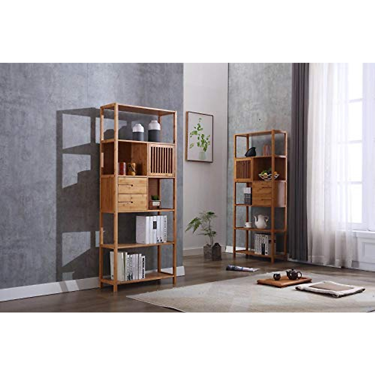 Boraam Selma Bookcase, Right, Natural