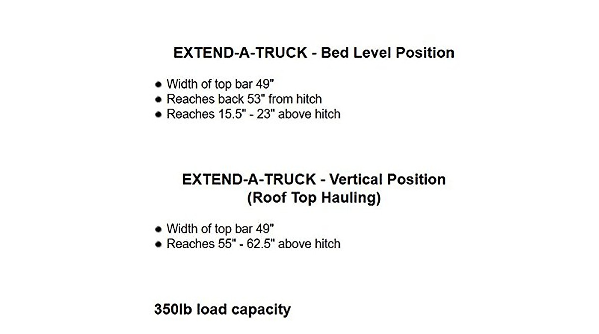 Darby Extend-A-Truck | Heavy-Duty Truck Bed Extension Solution