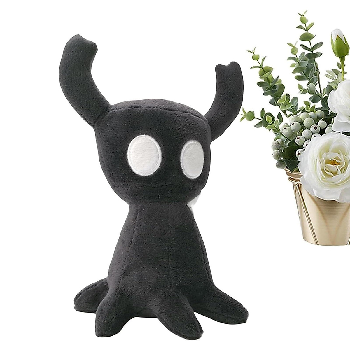 Game Hollow Knight Plush Toy, Cute Kawaii Cartoon Game Character Plush Doll, Soft Hollow Knight Plush Pillow, Great Gift for Kids and Game Fans(Dark Souls)