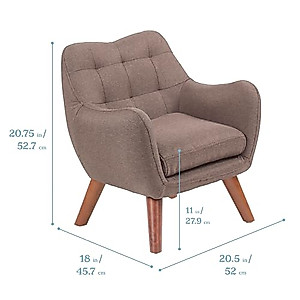 ECR4Kids Ava Arm Chair, Kids Furniture, Raisin