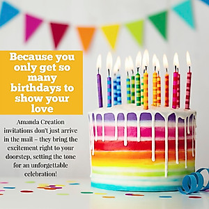 Cute & Silly Shredded Cheese Themed Birthday Party Invitations for Kids, 20 5x7 Fill In Cards with Twenty White Envelopes by AmandaCreation…