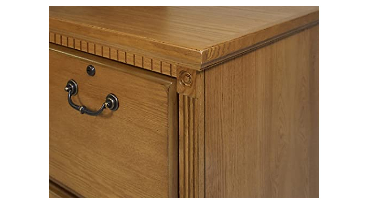 Elegant Martin Furniture 2 Drawer File Cabinet in Wheat