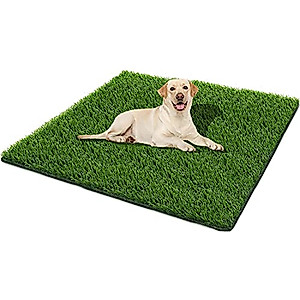 SSRIVER Dog Grass Pad,51.1x31.8In Fake Grass for Dogs,Artificial Grass Pee Pad for Puppies Potty Training Indoor Outdoor