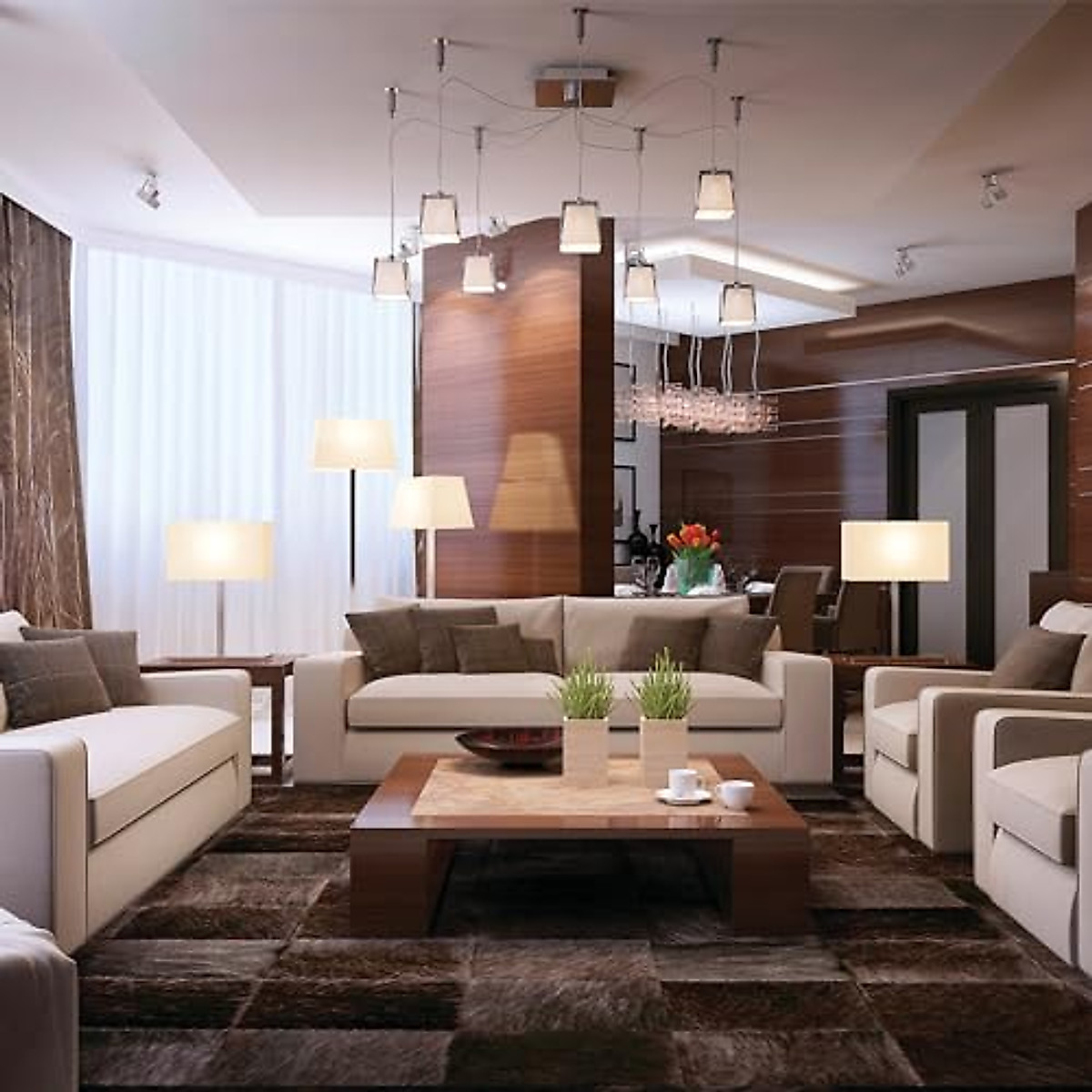 Feit Electric A19 LED Light Bulb, 100W Equivalent, Non-Dimmable, 5CCT, E26 Medium Base, 90 CRI, 1500 Lumens, Standard Light Bulb with Switch on Bulb, 13-Year Lifetime, OM100/5CCT/15KLED/2, 2 Pack