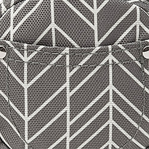 Skip Hop Pacifier Holder, Grab & Go, Grey Feather