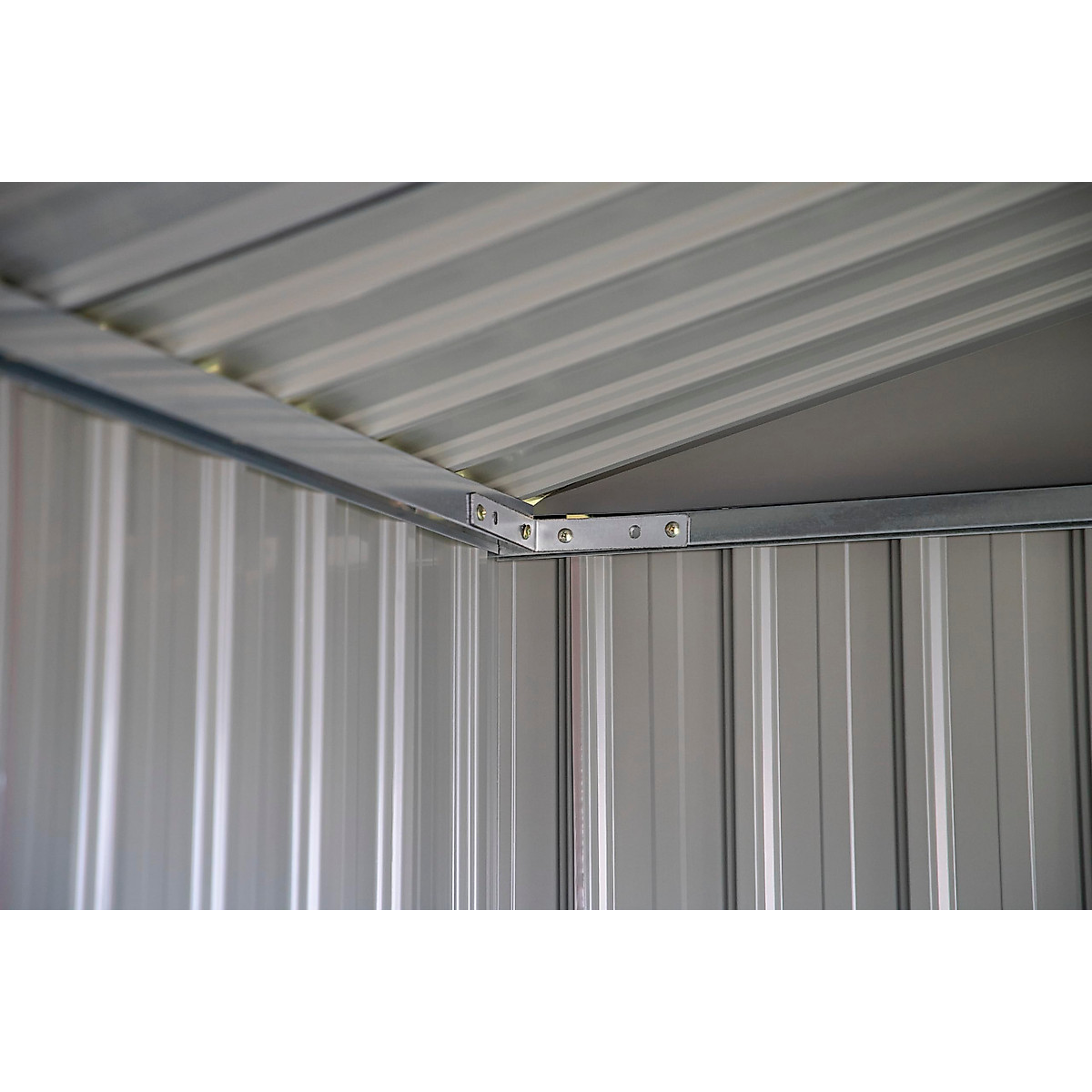 Arrow Sheds 8' x 6' Outdoor Steel Storage Shed, Tan