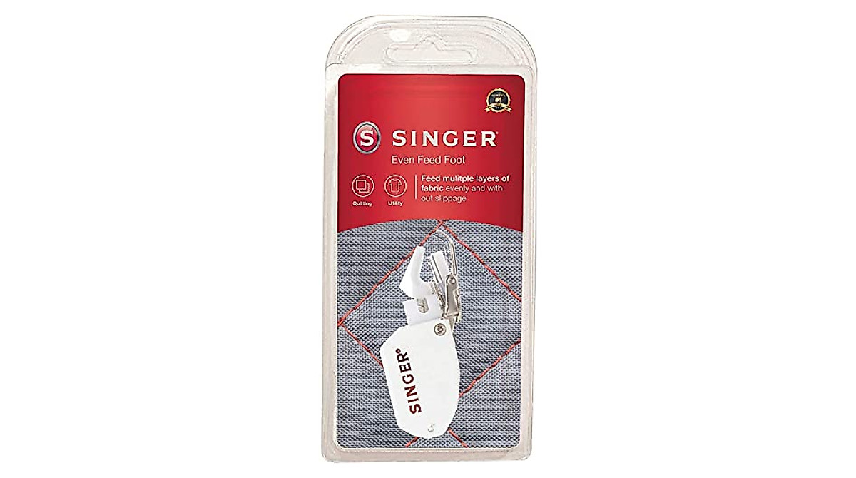SINGER | Even Feed/Walking Presser Foot - Fork, Perfect for Matching ...