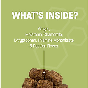Pet Health Pros Melatonin Calming-Pro Dog Calming Chews for Dogs - Made with Chamomile, Ginger and Melatonin - Dog Calming Chews for Dogs Anxiety and Stress - Storms, Fireworks and Travel - 60 ct
