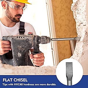 WORKPRO 17-Piece SDS-Plus Rotary Hammer Drill Bits and Chisel Set, Carbide-Tipped Masonry Drill Bits and Chisels for Concrete, Stone, Brick, with Storage Case