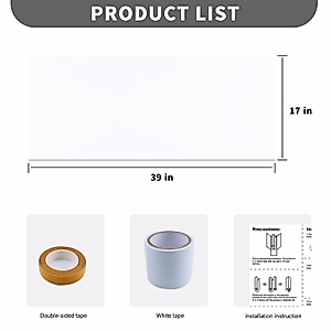 ZENGSHI LIFE MUSEUM Window Air Conditioner,Side Insulated Foam Panel, Summer/Winter Heat and Draft Insulating,One-Piece Full Surround Insulation Panels Window Seal (WHITE)