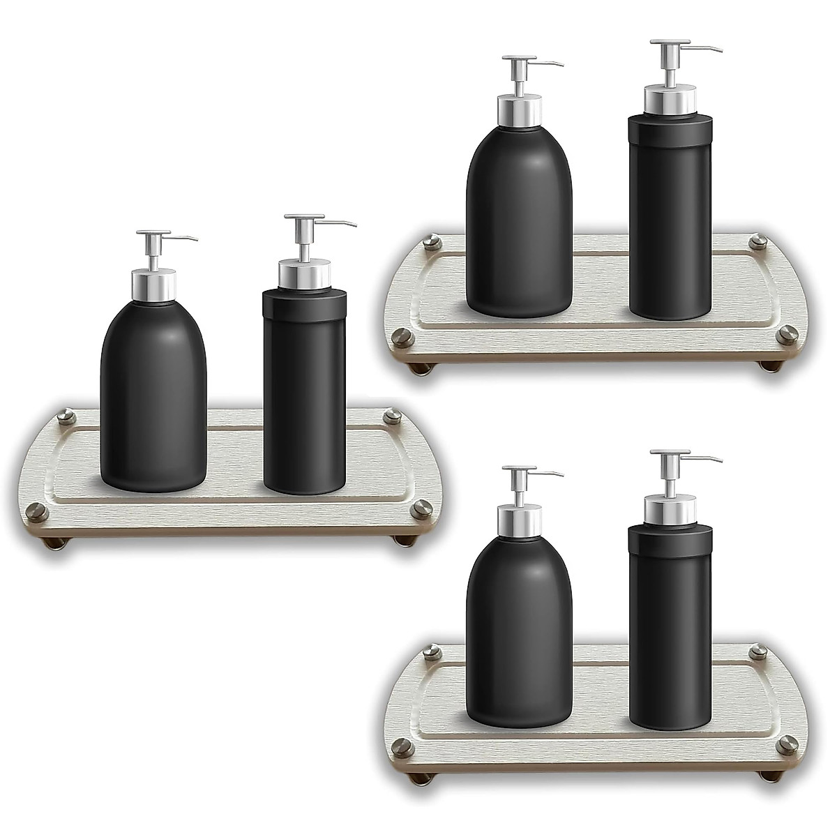 HAIS Sink Caddy Instant Dry Organizer for Kitchen and Bathrom Natural Diatomaceous Earth Stone with Stainless Steel Feet (White) (1 Pack)