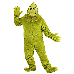 elope The Grinch Adult Plus Size Premium Costume 2X-Large Green