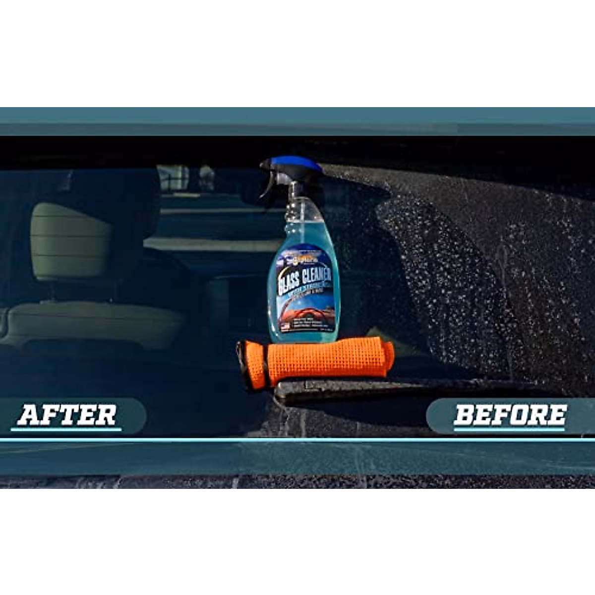 Gliptone Glass Cleaner with Anti Static, Repels Lint & Dust (22 Fl Oz)