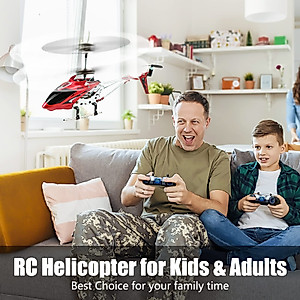 Cheerwing S107/S107G Phantom 3CH 3.5 Channel Mini RC Helicopter with Gyro Crimson