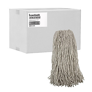 Boardwalk BWK232C 32 oz. Cotton Fiber Premium Standard Head - White (12/Carton)