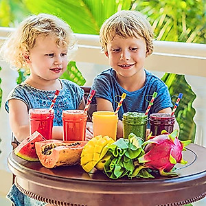 Prasacco 30 Pieces Straw Tips Cover, Colorful Plastic Drinking Straw Caps Reusable Drinking Straw Lids Straw Plug Drinking Dust Cap Drinking Straw Caps for 9 mm（0.35inch） Straws（6 Colors） (30 PCS)