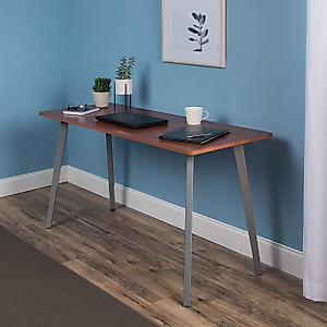 OFM Table Computer Desk, 55, Cherry