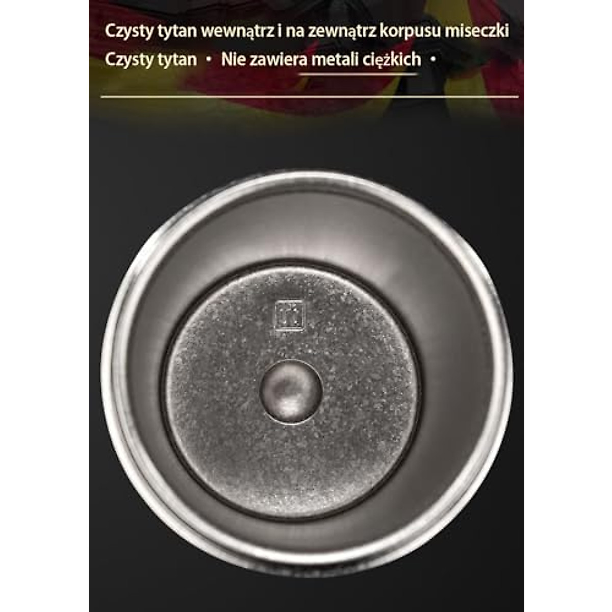 17oz Titanium Coffee Tumbler, Vacuum Insulated Travel Mug Spill Proof with Sliding Lid Reusable, for Hot and Cold Drinks