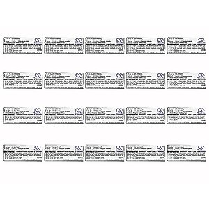 (20 Pack) XSP Battery for Cisco 8821 CP-8821-EX-K9-BUN CP-8821-K9-BUN Wireless IP Phone 8821 PN CP-BATT-8821 GP-S10-374192-010H 74-102376-01 (1700mAh)