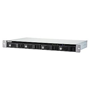 QNAP TR-004U 1U 4 Bay Hard Drive Enclosure Direct Attached Storage (Das) with Hardware RAID USB 3.0 Type-C