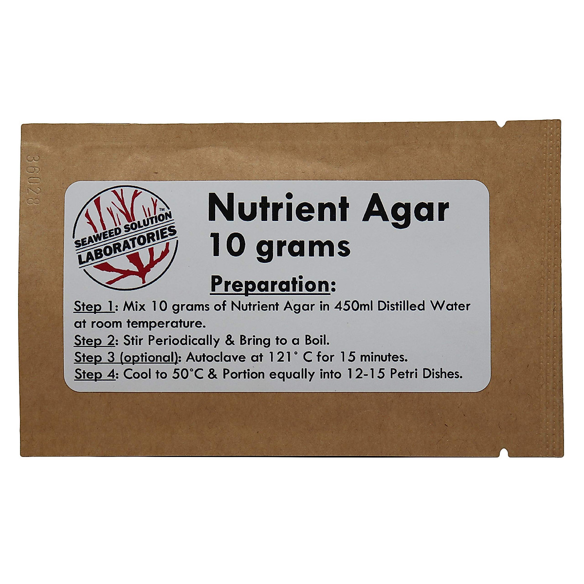 Nutrient Agar 10 Grams (Dehydrated)