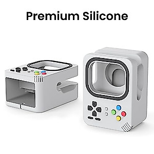 Yungluner Stand Charger Stand Durable Silicone Non-Slip Charging Dock Wireless Charger Station Accessory