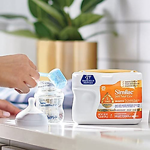 Similac 360 Total Care Sensitive Infant Formula, with 5 HMO Prebiotics, for Fussiness & Gas Due to Lactose Sensitivity, Non-GMO, Baby Formula Powder, 20.1-oz Tub