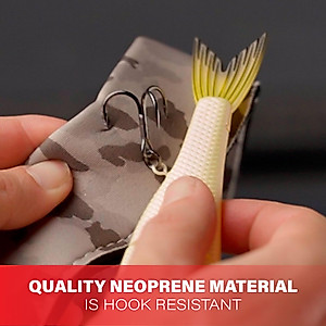 6th Sense Fishing Rod Sleeves (Baitcasting, Gray Camo)