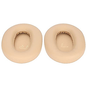 Replacement Ear Pads，Foam Protein Leather Noise Isolation Soft Wear Earpads Cushions for Edifier W860NB W830BT Bluetooth Headset (Brown)