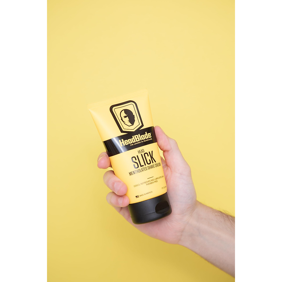 Moto Men's Head Shaving Starter Kit with 5oz HeadSlick Shaving Cream, Shaving Razor, Blade Refills