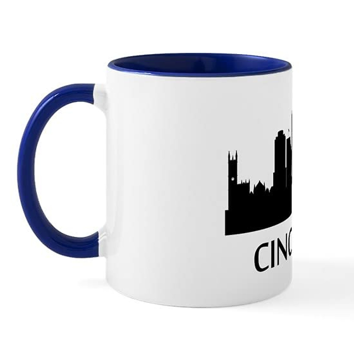 CafePress Cincinnati Cityscape Skyline Mugs Ceramic Coffee Mug, Tea Cup 11 oz