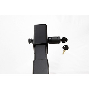 Heininger 6033 Advantage SportsRack 1.25" Threaded Receiver Trailer Lock, Black