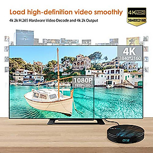 Sofobod HK1 MAX Android 10.0 TV Box 4GB RAM 32GB ROM 2.4G/5G Dual WiFi H.265/HDR/4K Decoding Set top Box:HK1 Max 4+32