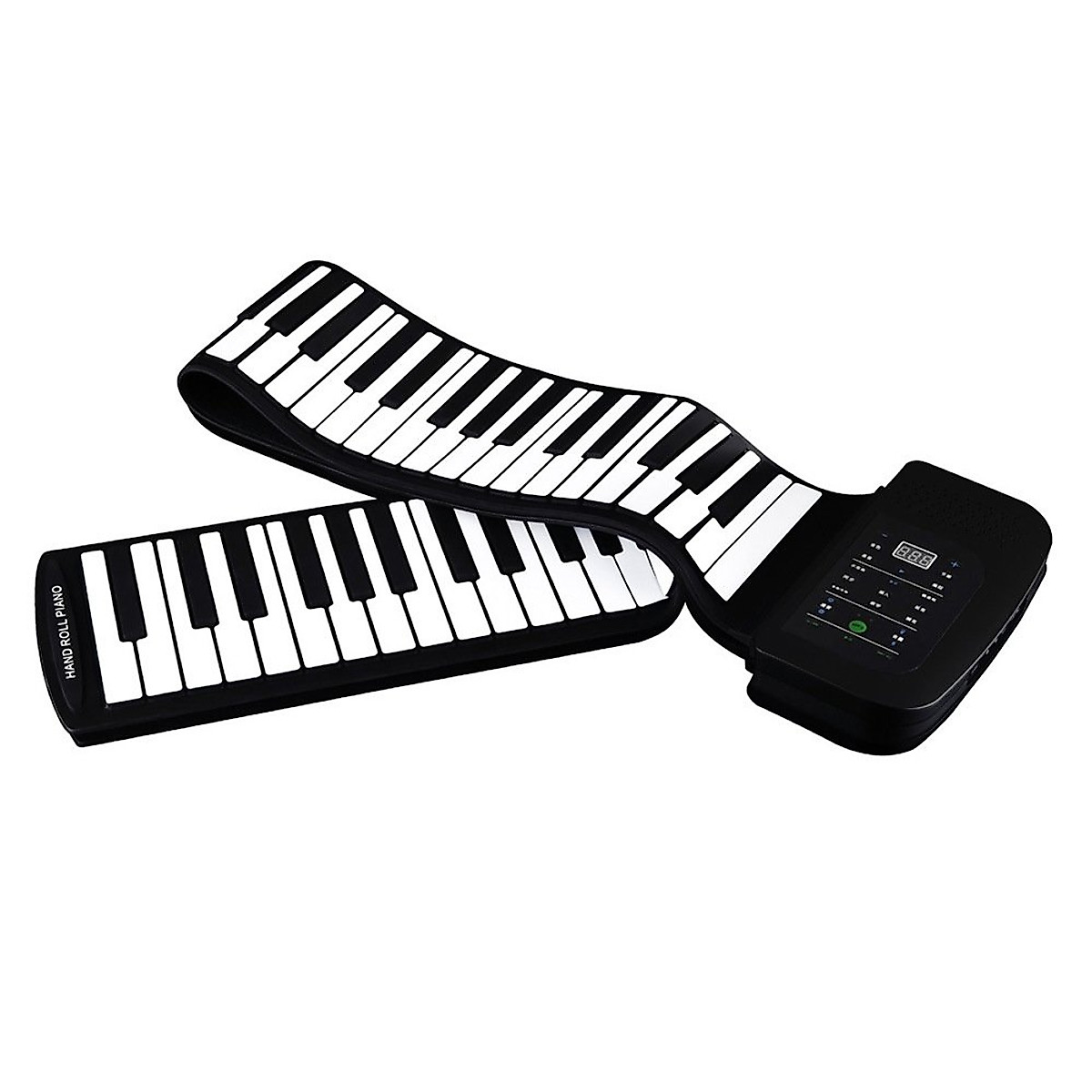 Aidashine Portable 88 Keys Roll Up Piano Keyboard Piano, Silicone Flexible Foldable Keyboard Hand-Rolling Piano with Sustain Pedal
