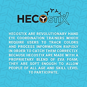 HECOstix - Red White Blue - Hand Eye Coordination & Reaction Speed Training Tool – Improve Sports Performance, Exercise, and Fun for All Ages