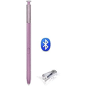 F-TECH Note 9 Stylus Pen (WithBluetooth) Replacement for Samsung Galaxy Note 9 N960 All Versions Stylus Touch S Pen with Tips/Nibs (Purple)