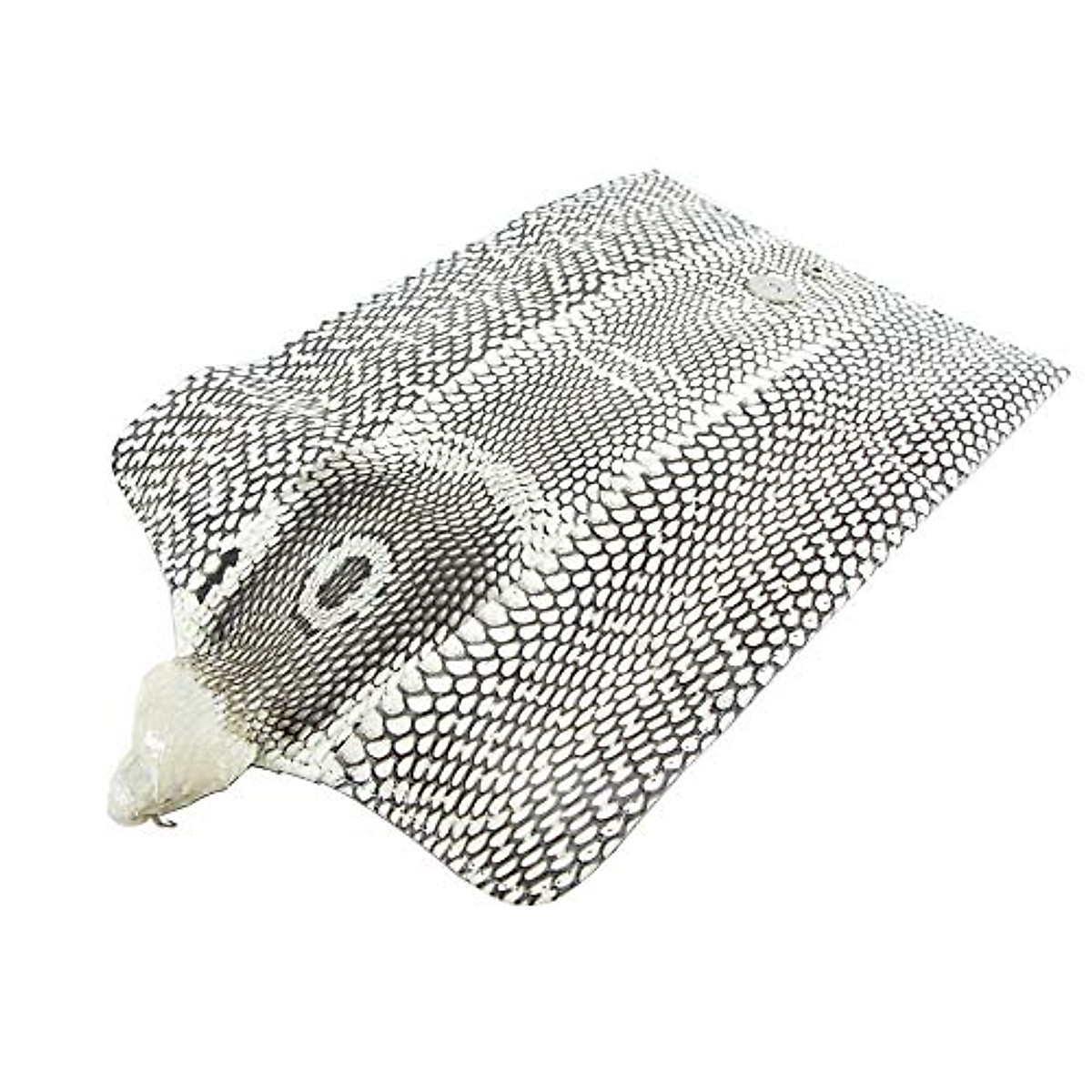 PELGIO Genuine Cobra Snake Skin with Head Leather Women's Trifold Clutch Wallet Purse Natural