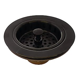 Kingston Brass KBS1005 Cast Brass Heavy Duty Basket Strainer, Oil Rubbed Bronze