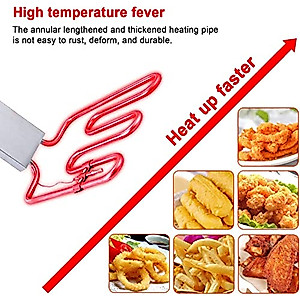 12L Electric Deep Fryer Commercial Dual Tanks Fryers 2500W Stainless Steel Countertop Oil Fryer, Commercial Restaurant, Fast Food Restaurant