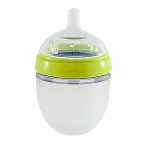 Comotomo Baby Bottle, Green, 5 oz