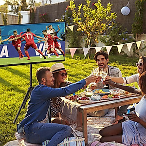 Portable TV Tripod Stand Tilt Mount for 32 to 55 inch LCD LED Flat Screen TV Display Floor Stand