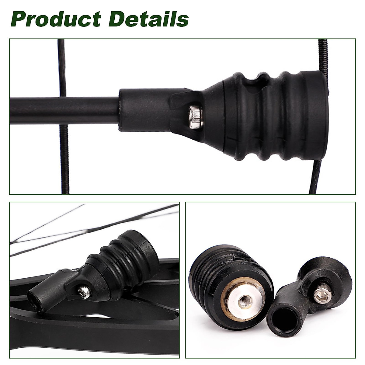 Yiju Rubber Stabilizer Compound Bow String Suppressor Stopper