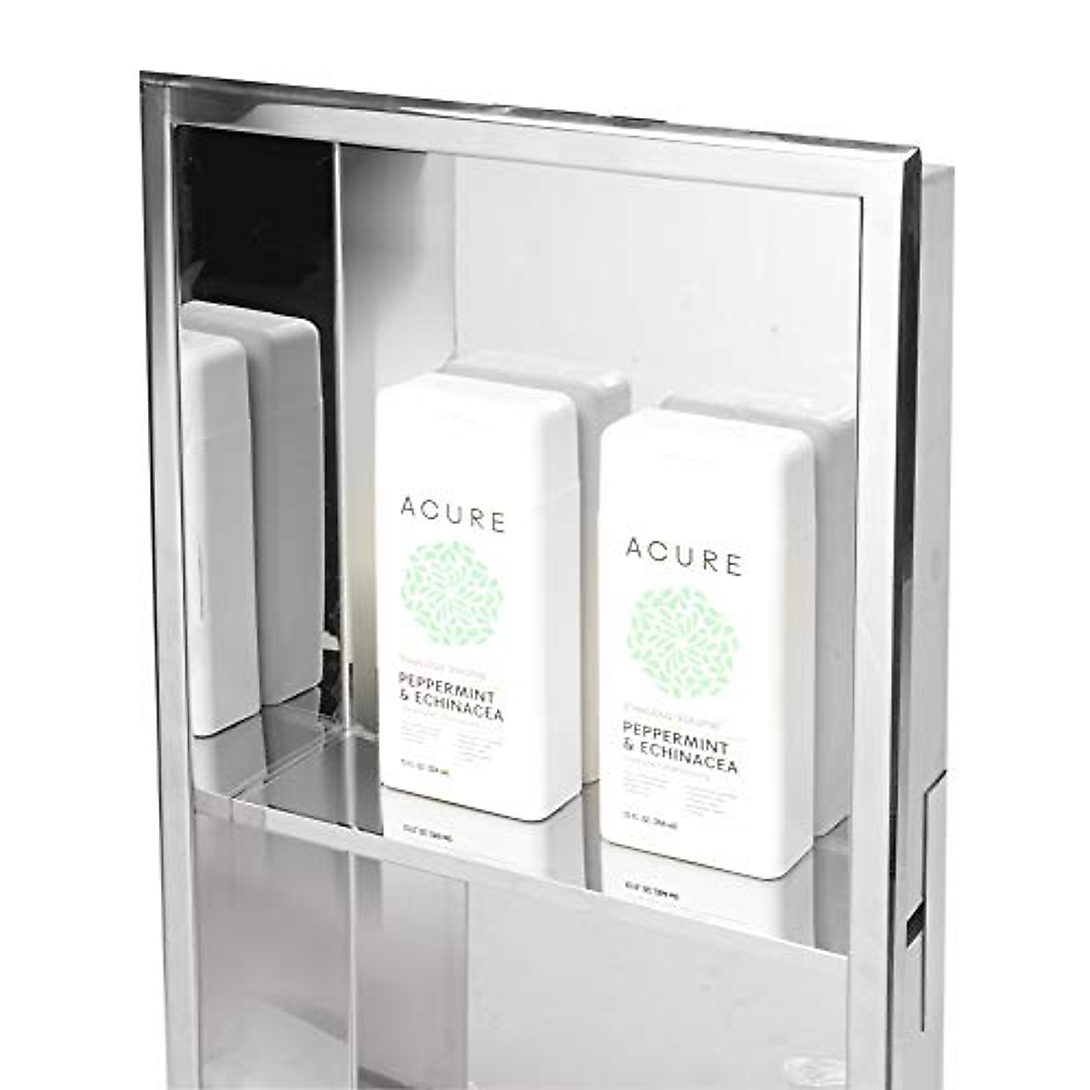 ALFI brand ABN1224-PSS Shower Niche, Polished Stainless Steel