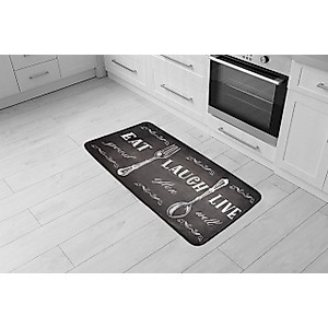 Knife Fork Kitchen Runner Rug Non Slip Area Mat Bath Rugs for Bathroom Indoor Carpet Doormat Floor Dirt Trapper Mats Shoes Scraper 39"x 20"