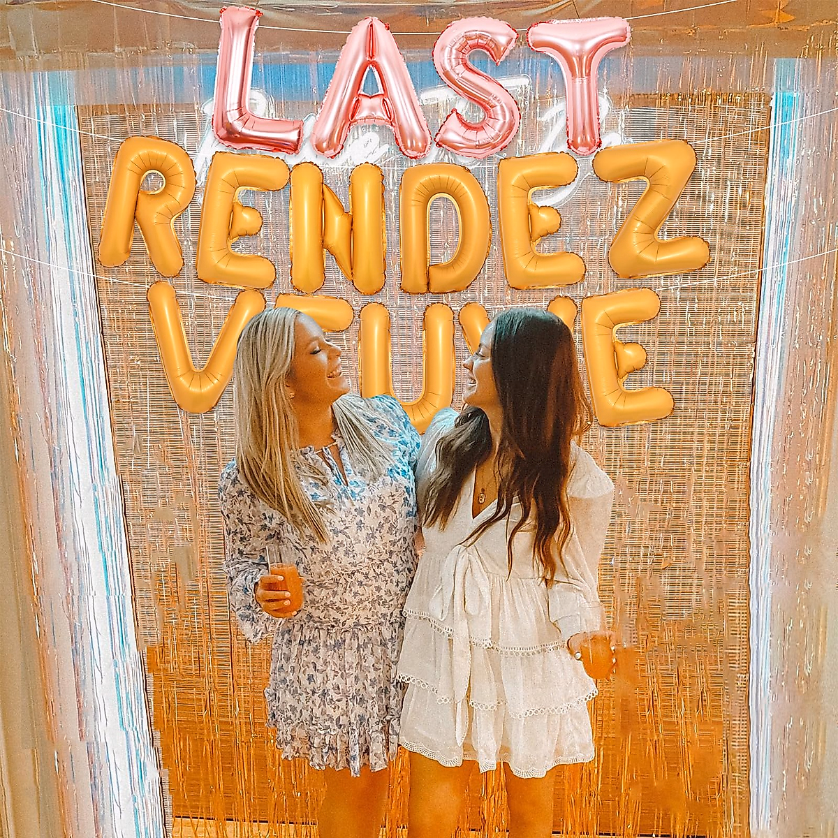 kreat4joy Wine Bachelorette Party Decorations, Last Rendez Veuve Decorations, Veuve Bachelorette Party Foil Balloons, Diamond Champagne Foil Balloon for Engagement Bride Shower