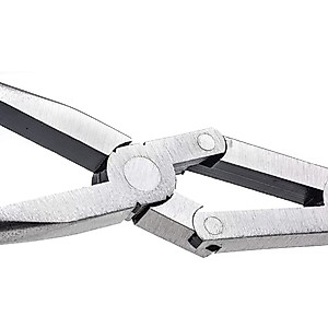 SATA Straight Body Double x-Pliers, with Green Handles & A Long-Nose Design for Access in Tight Spaces - ST70711