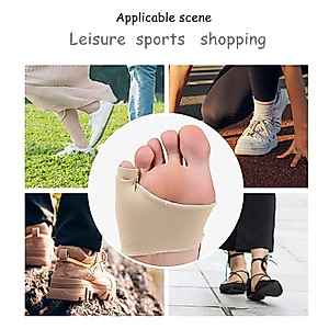 ERSANLI Pinky Toe Splint, Pinky Toe Straightener,.Pinky Toe Bunion Pads, Men'S And Women'S Bunion Corrector, Bunion Relief Toe Separators For Overlapping Toes.(1 Pair, Large)