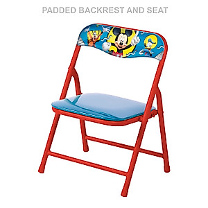 Disney Junior 45704 Mickey Kids Table & Chair Set, Junior Table for Toddlers Ages 2-5 Years ,20" x 20"